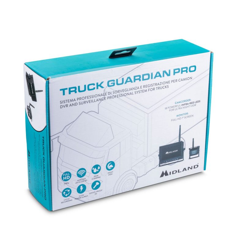 Truck Guardian Pro Wireless Dash Cam - Midland | Paoletti Ferrero Srl